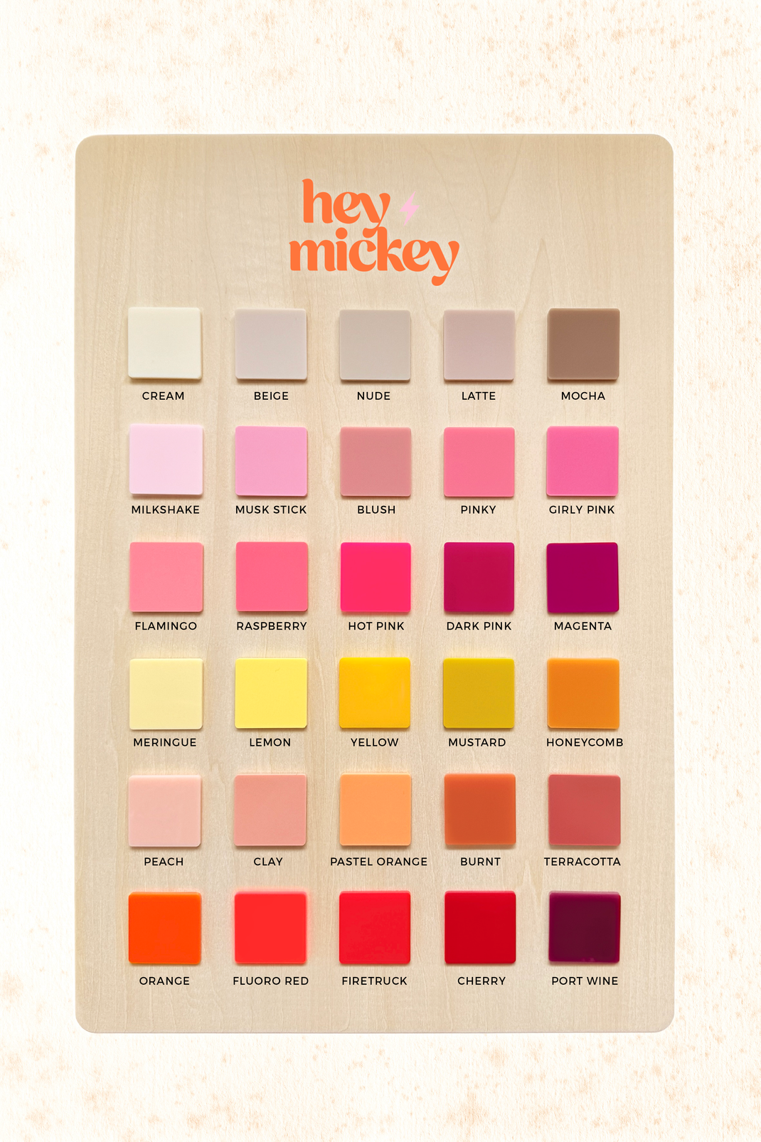 ACRYLIC COLOURS – Hey Mickey